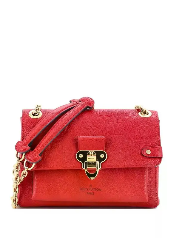 LOUIS VUITTON Vavin Bb Crossbody Bag Monogram Empreinte Leather - Red
