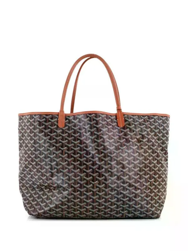 Goyard Saint Louis Coated Canvas Gm Tote Bag - Brown