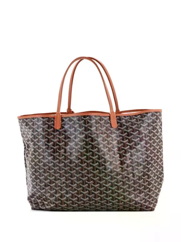 Goyard Saint Louis Coated Canvas Gm Tote Bag - Brown