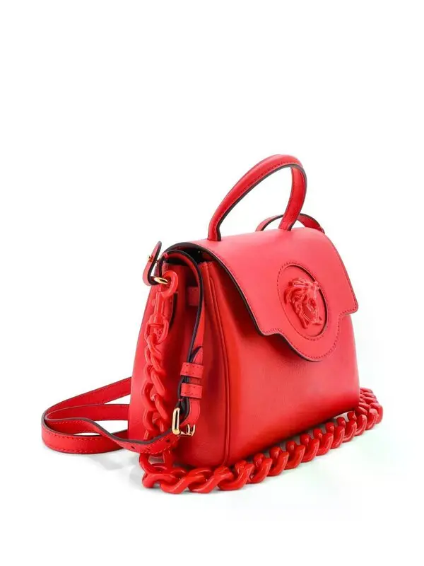 Versace La Medusa Small Satchel - Red