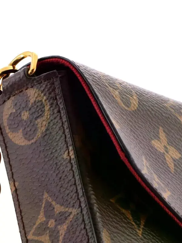 LOUIS VUITTON Felicie Pochette Monogram Canvas Crossbody Bag - Brown