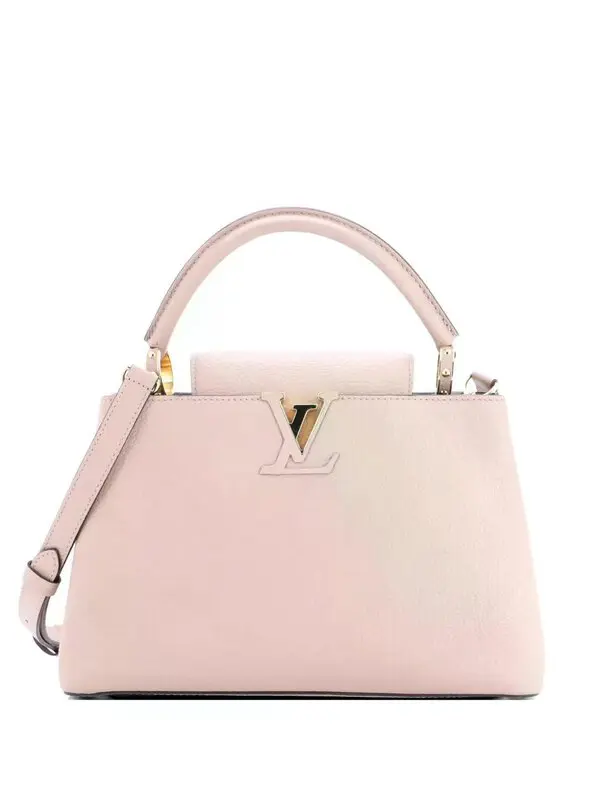 LOUIS VUITTON Capucines Pm Satchel - Grey
