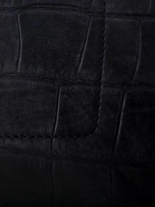 Celine Phantom Medium Tote Bag Crocodile Embossed Leather - Blue