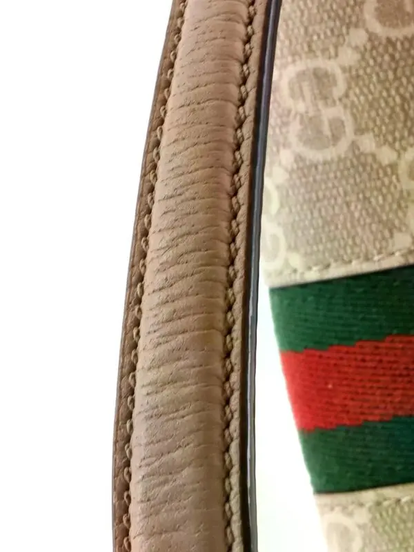 Gucci Ophidia Gg Coated Canvas Flap Top Handle Satchel