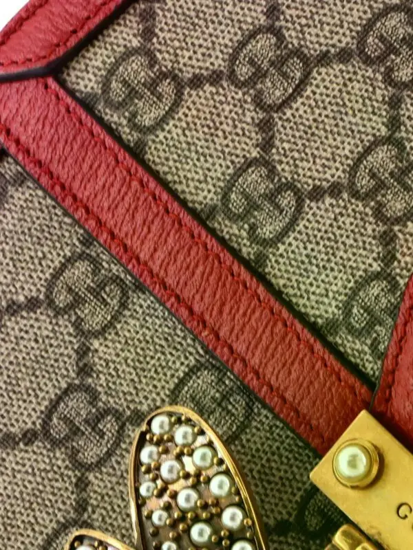 Gucci Queen Margaret Gg Coated Canvas Satchel - Brown