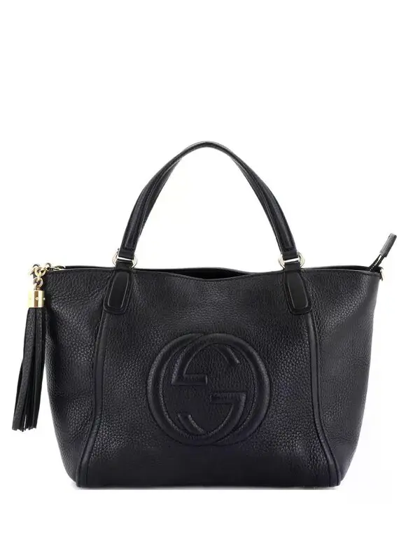 Gucci Soho Convertible Top Handle Bag - Black