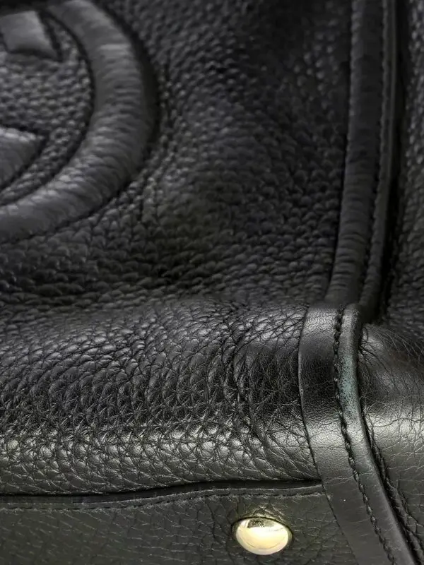 Gucci Soho Convertible Top Handle Bag - Black