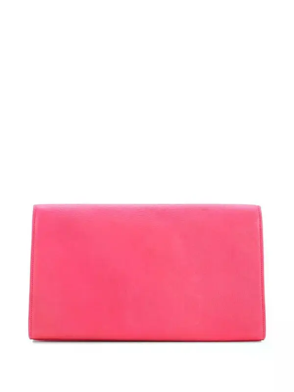 Saint Laurent Belle De Jour Large Clutch Bag - Pink