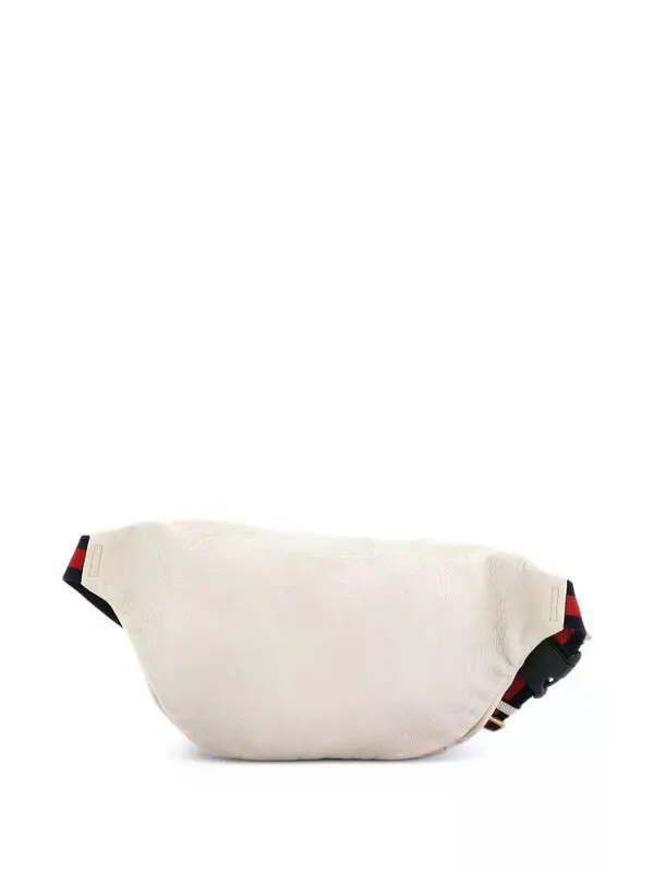 Gucci Logo Printed Leather Belt Bag - Neutrals