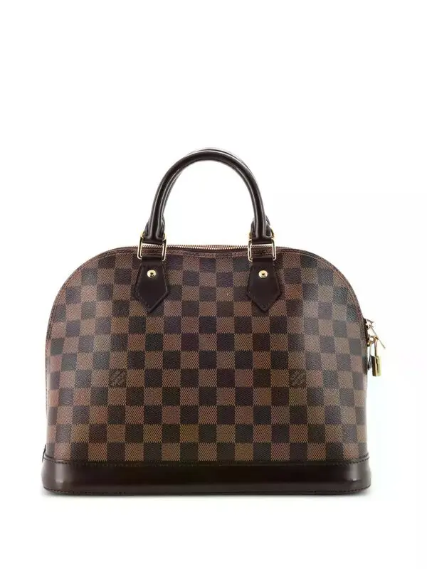 LOUIS VUITTON Alma Handbag Damier Pm Satchel - Brown
