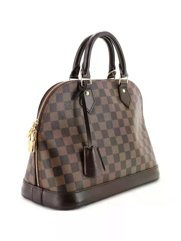 LOUIS VUITTON Alma Handbag Damier Pm Satchel - Brown