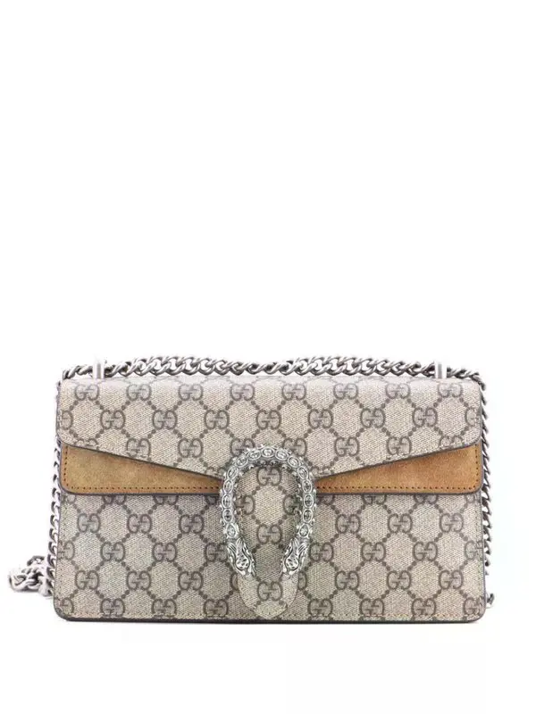 Gucci Dionysus Gg Coated Canvas Small Shoulder Bag - Brown