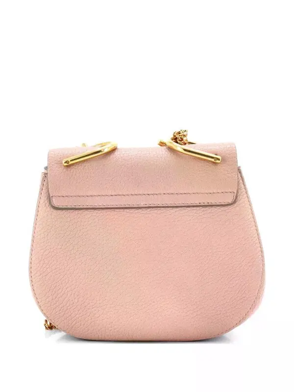 Chloé Drew Mini Leather Crossbody Bag - Pink