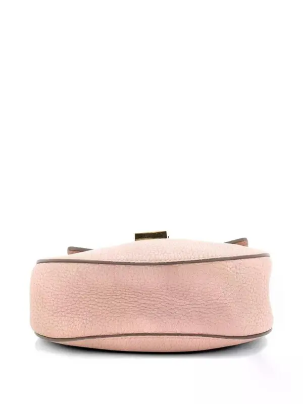 Chloé Drew Mini Leather Crossbody Bag - Pink
