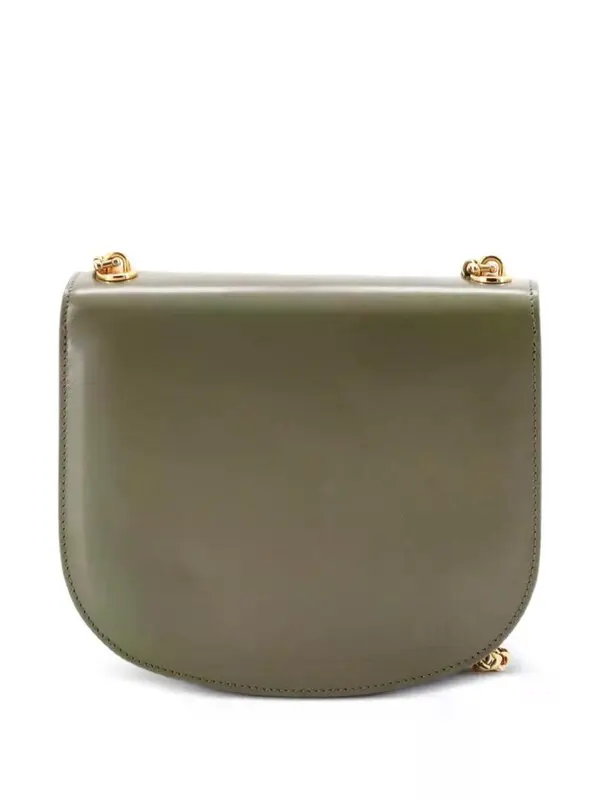 Celine Triomphe Besace Clea Chain Flap Bag - Green