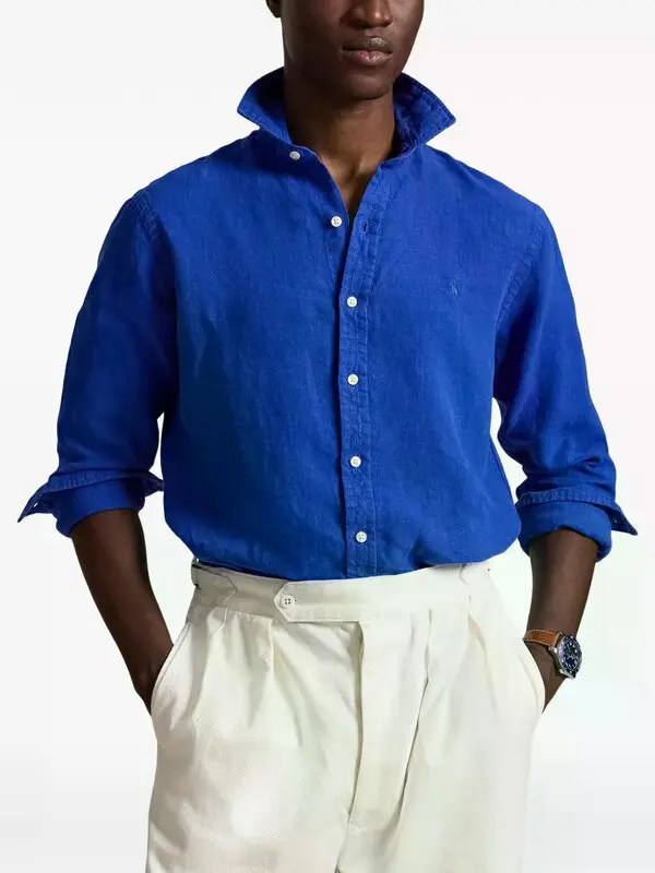 Polo Ralph Lauren Linen Shirt - Blue