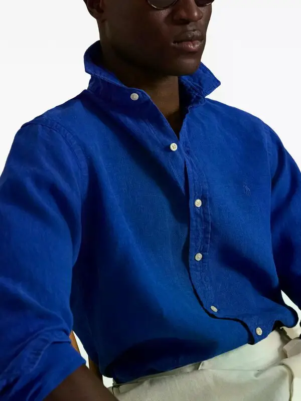 Polo Ralph Lauren Linen Shirt - Blue