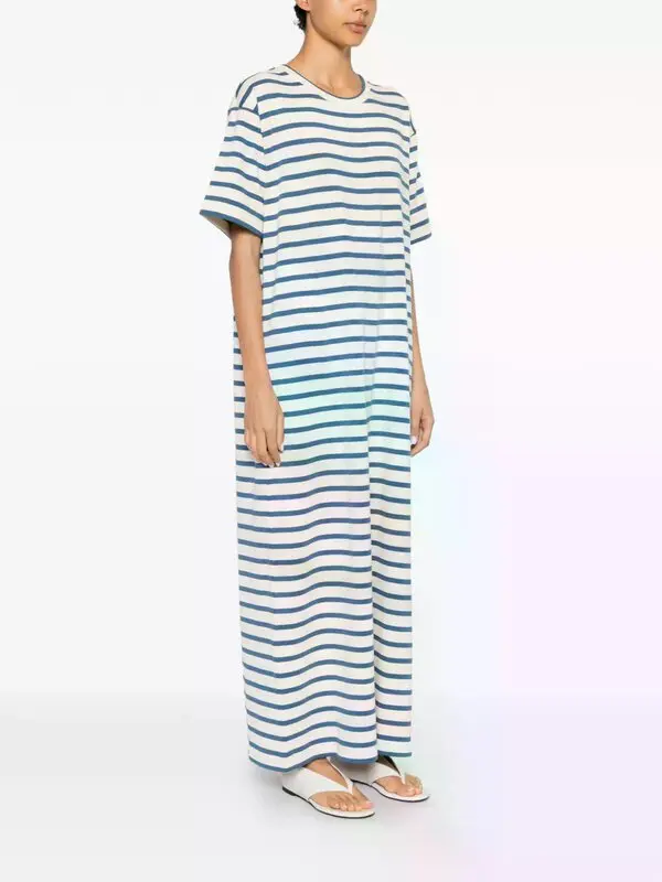 JIL SANDER Striped Maxi Dress - Neutrals