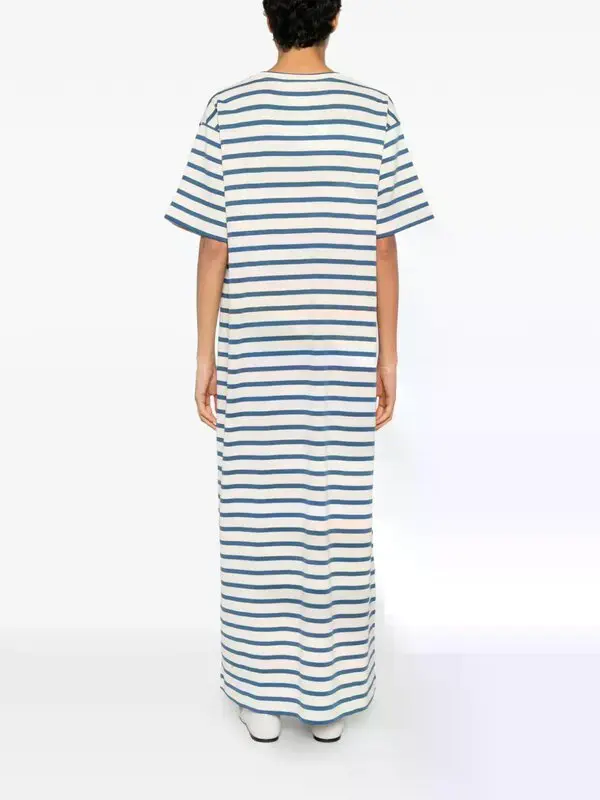 JIL SANDER Striped Maxi Dress - Neutrals