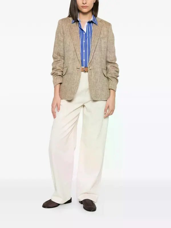 Ralph Lauren Herringbone-pattern Blazer