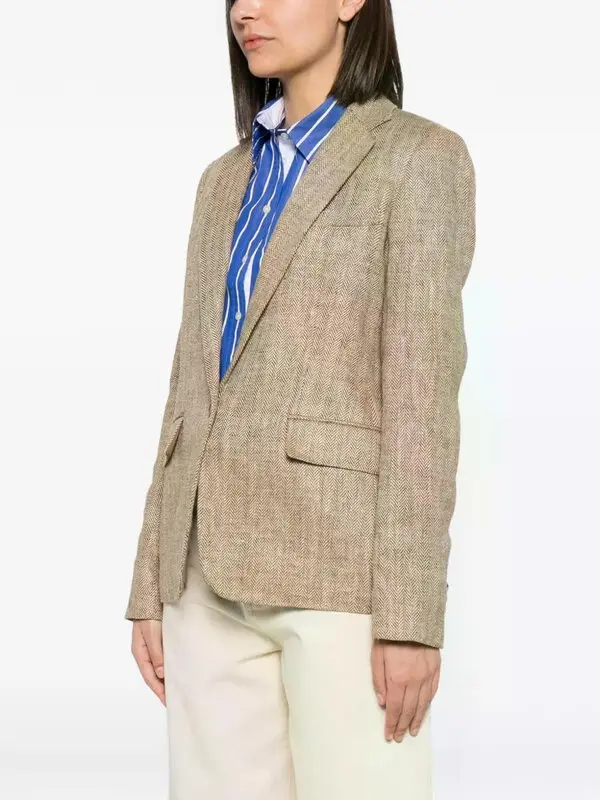 Ralph Lauren Herringbone-pattern Blazer