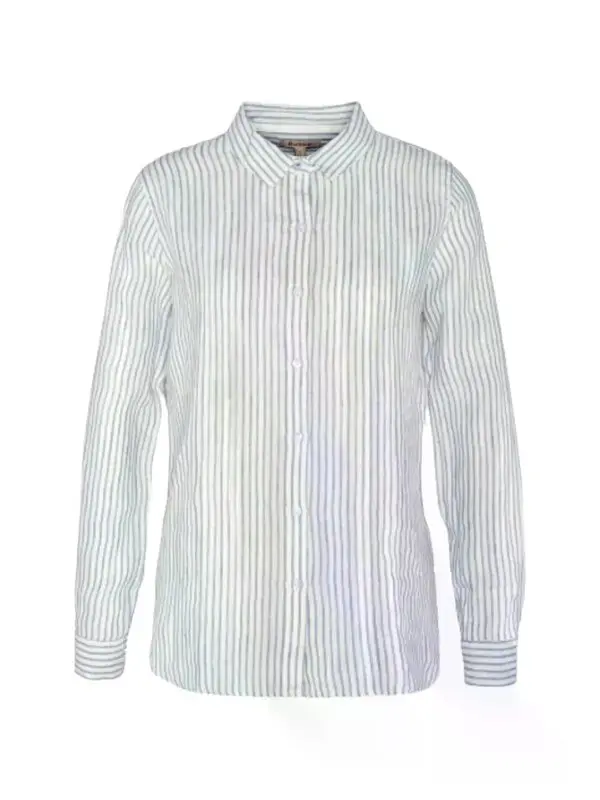 Barbour Striped Long-sleeve Shirt - Neutrals