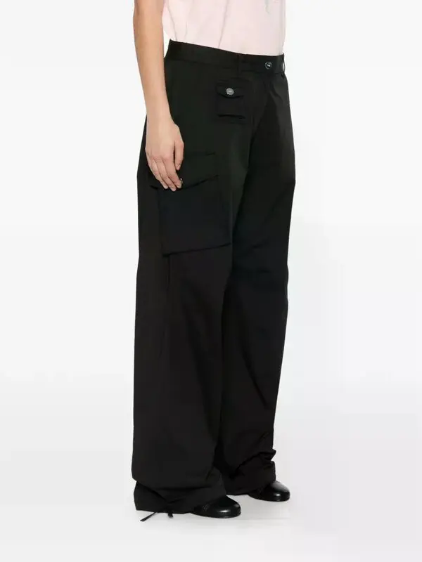 GANNI Drawstring-cuff Cargo Pants