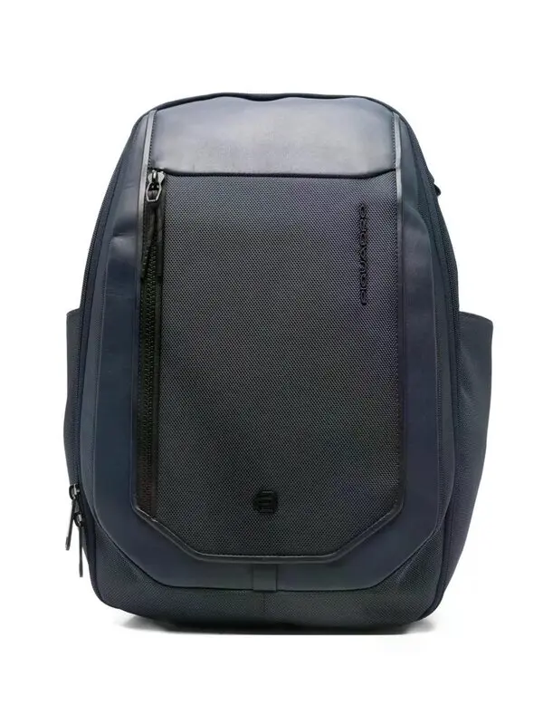 PIQUADRO Zip-up Backpack - Blue