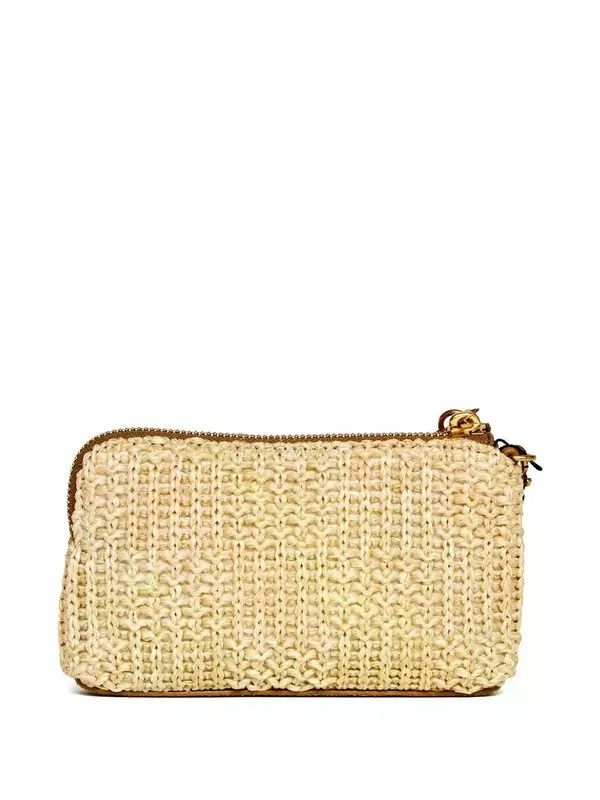 Marc Jacobs Wristlet Woven Clutch - Neutrals