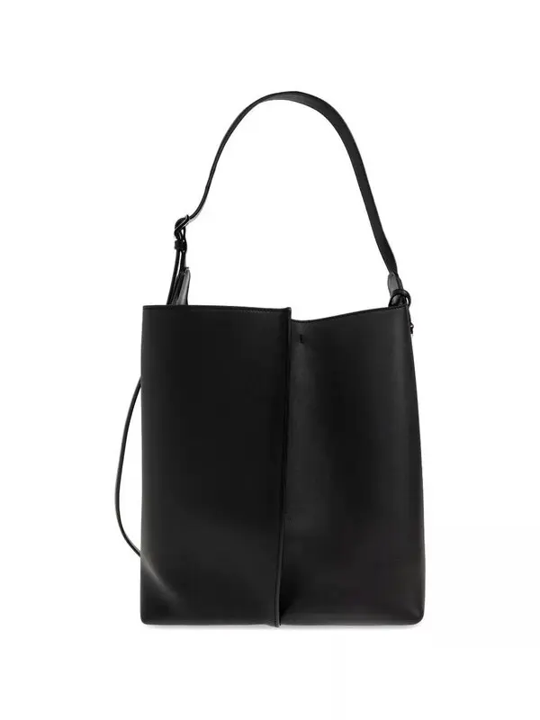 Loewe Large Bilbao Leather Bucket Bag - Black