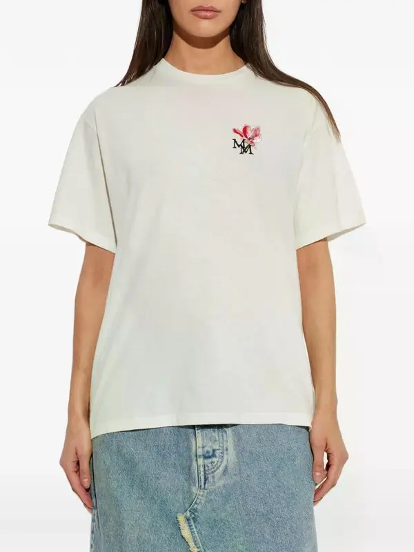 MAISON MARGIELA Floral-print T-shirt - White