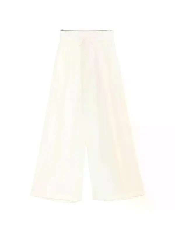 ELEH Drawstring Wide-leg Trousers - Neutrals