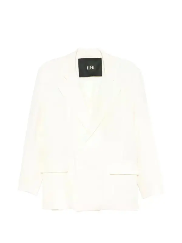ELEH Double-breasted Blazer - Neutrals