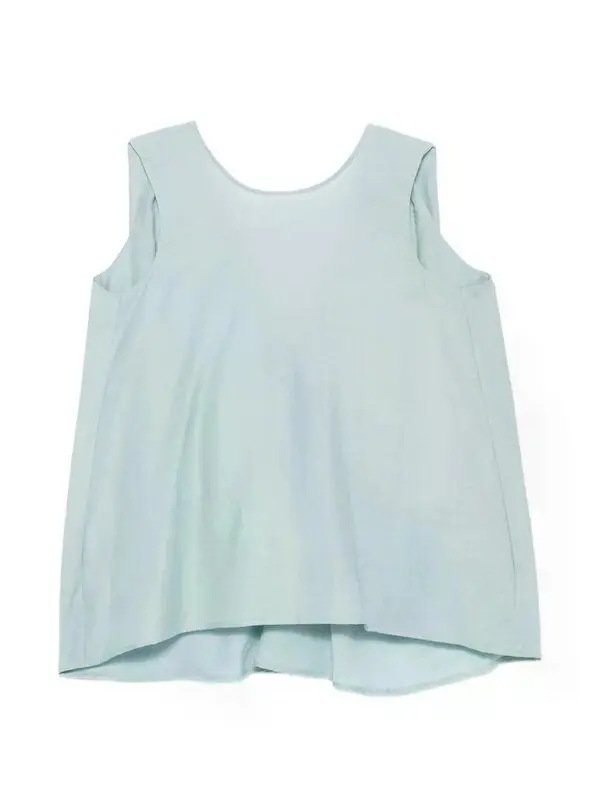 ELEH Sleeveless Flared Blouse