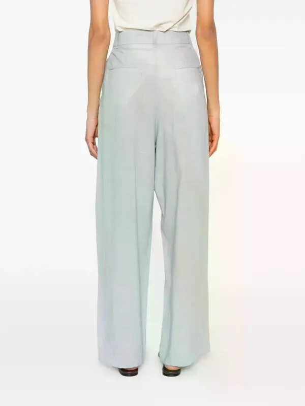 ELEH Pleated Wide-leg Trousers