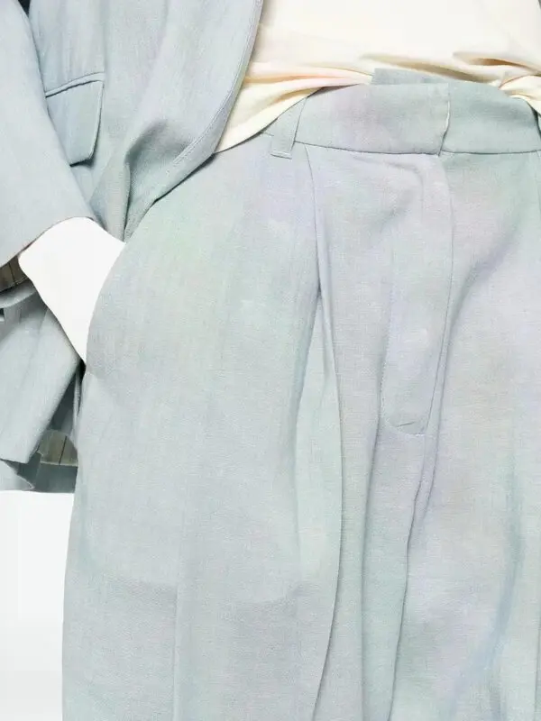 ELEH Pleated Wide-leg Trousers