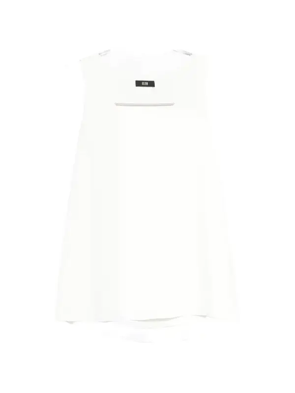 ELEH Sleeveless Blouse - White