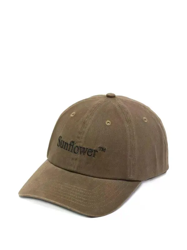 SUNFLOWER Logo-embroidered Baseball Cap - Brown