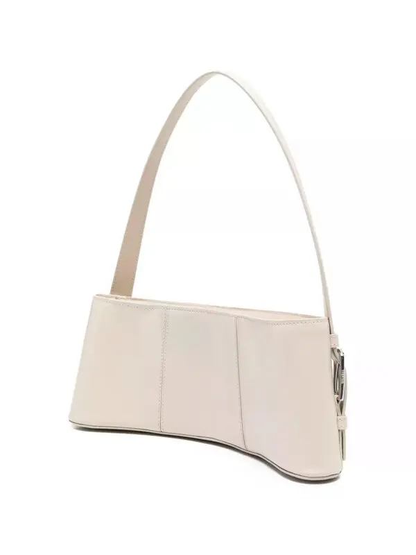 Coperni Buckle-detail Ergonomic Shoulder Bag - Neutrals