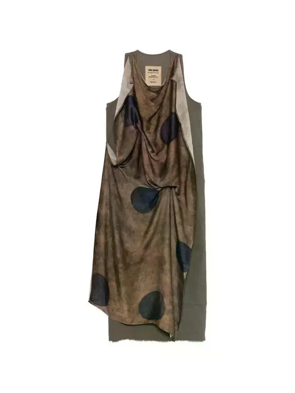 UMA WANG Alex Asymmetric Dress - Brown