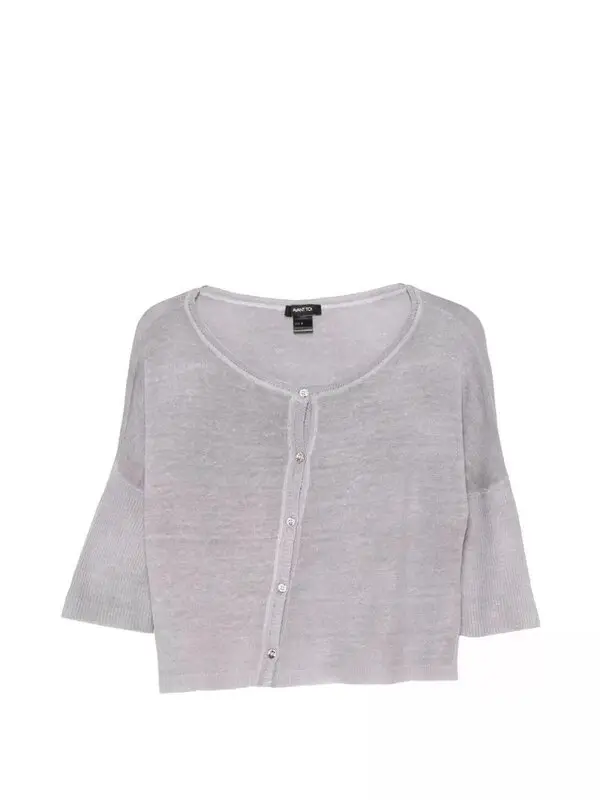 Avant Toi Fine-knit Button-up Cardigan