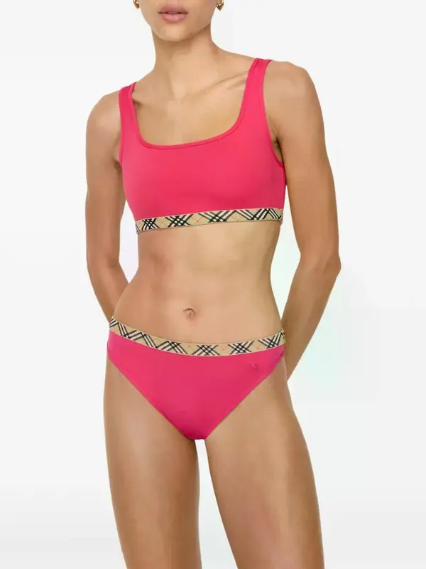Burberry Check Trim Bikini Briefs