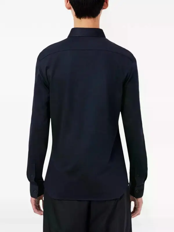 Lacoste Long-sleeve Button Shirt - Blue