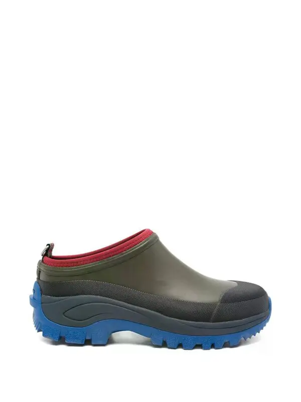 Barbour X Paul Smith Lug-sole Clogs - Green