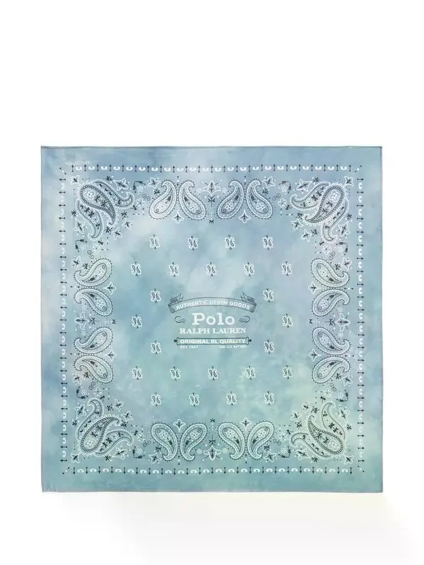 Polo Ralph Lauren Paisley-motif Logo Bandanna - Blue
