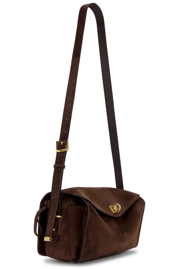 Balenciaga Vii So Medium Shoulder Bag - Moka & Ruby