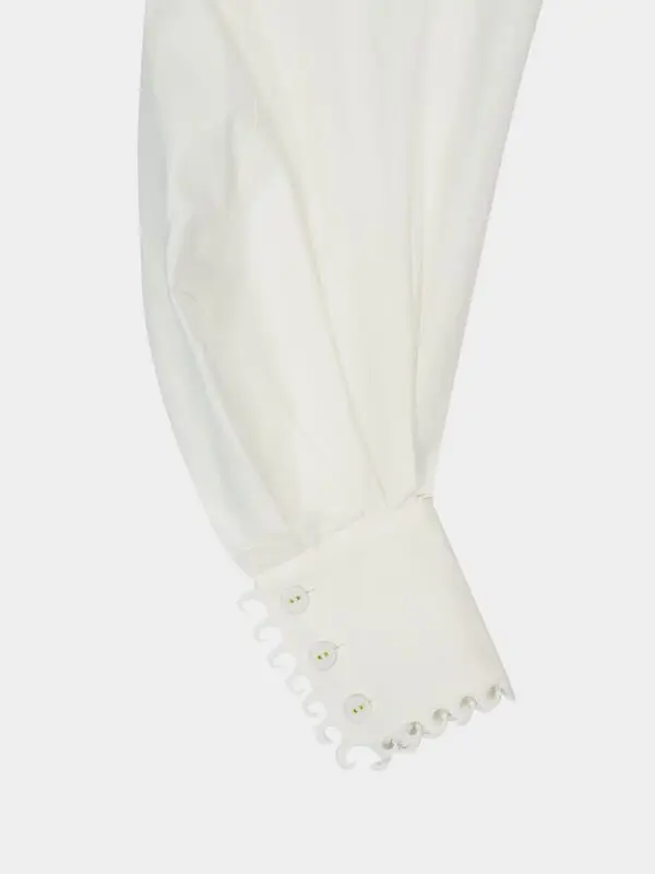 Zimmermann Illuminate Utility Mini Dress - White