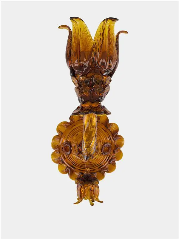 GORDIOLA Sibaris Glass Wall Sconce Lamp - Brown