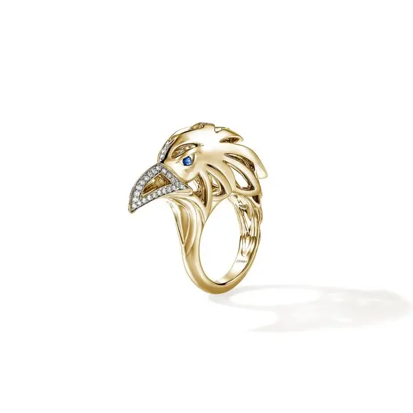 John Hardy Legends Eagle Ring - White Diamond