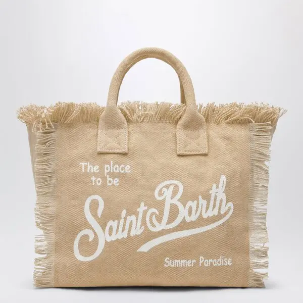 MC2 SAINT BARTH Colette Cotton Tote - Beige